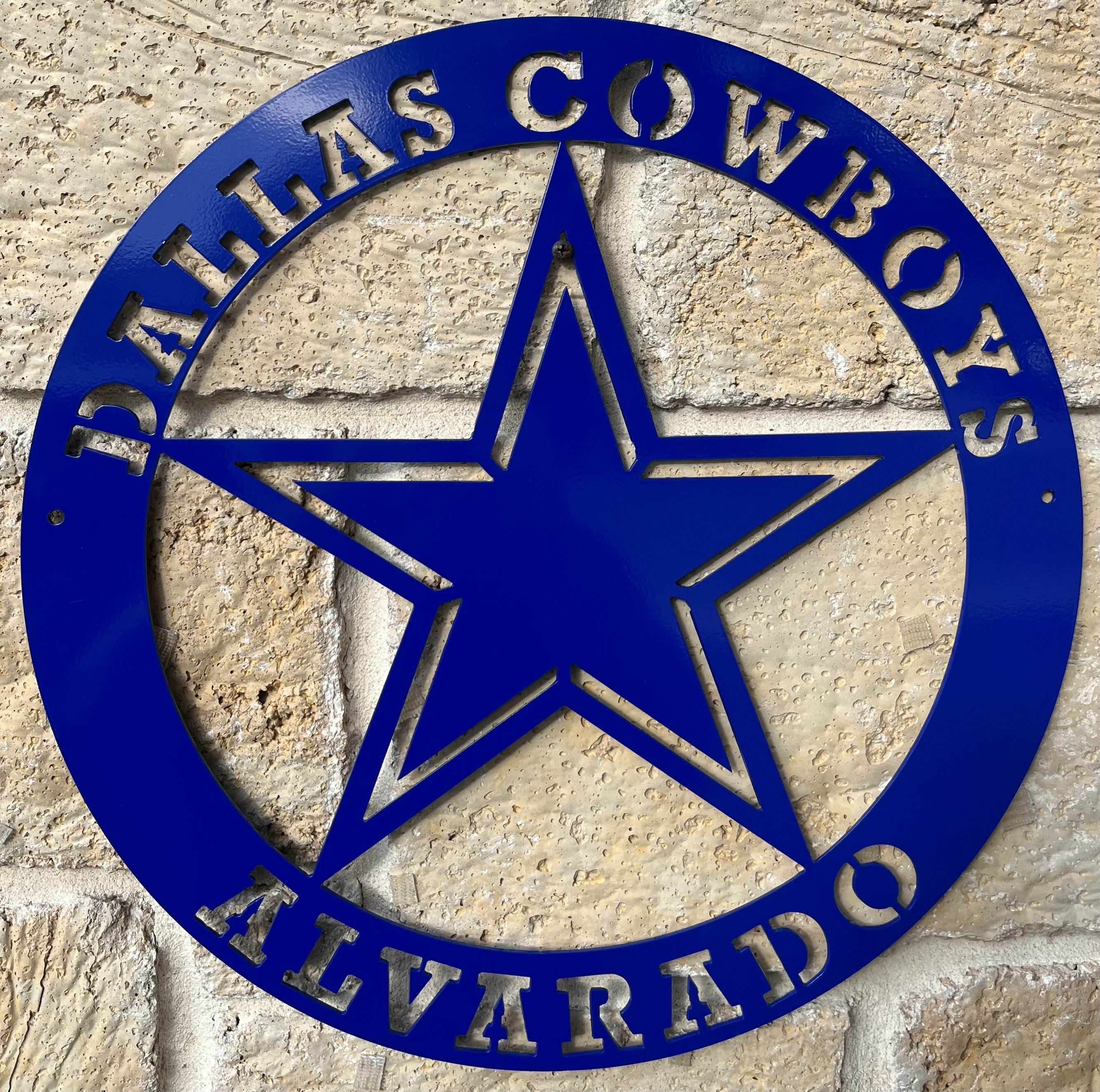 Dallas Cowboys Sign Custom, Cowboys Sign, Metal Cowboys Sign, Dallas ...