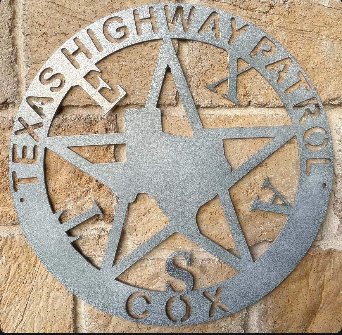 Texas DPS Trooper Metal Sign Texas DPS Texas Trooper Texas - Etsy