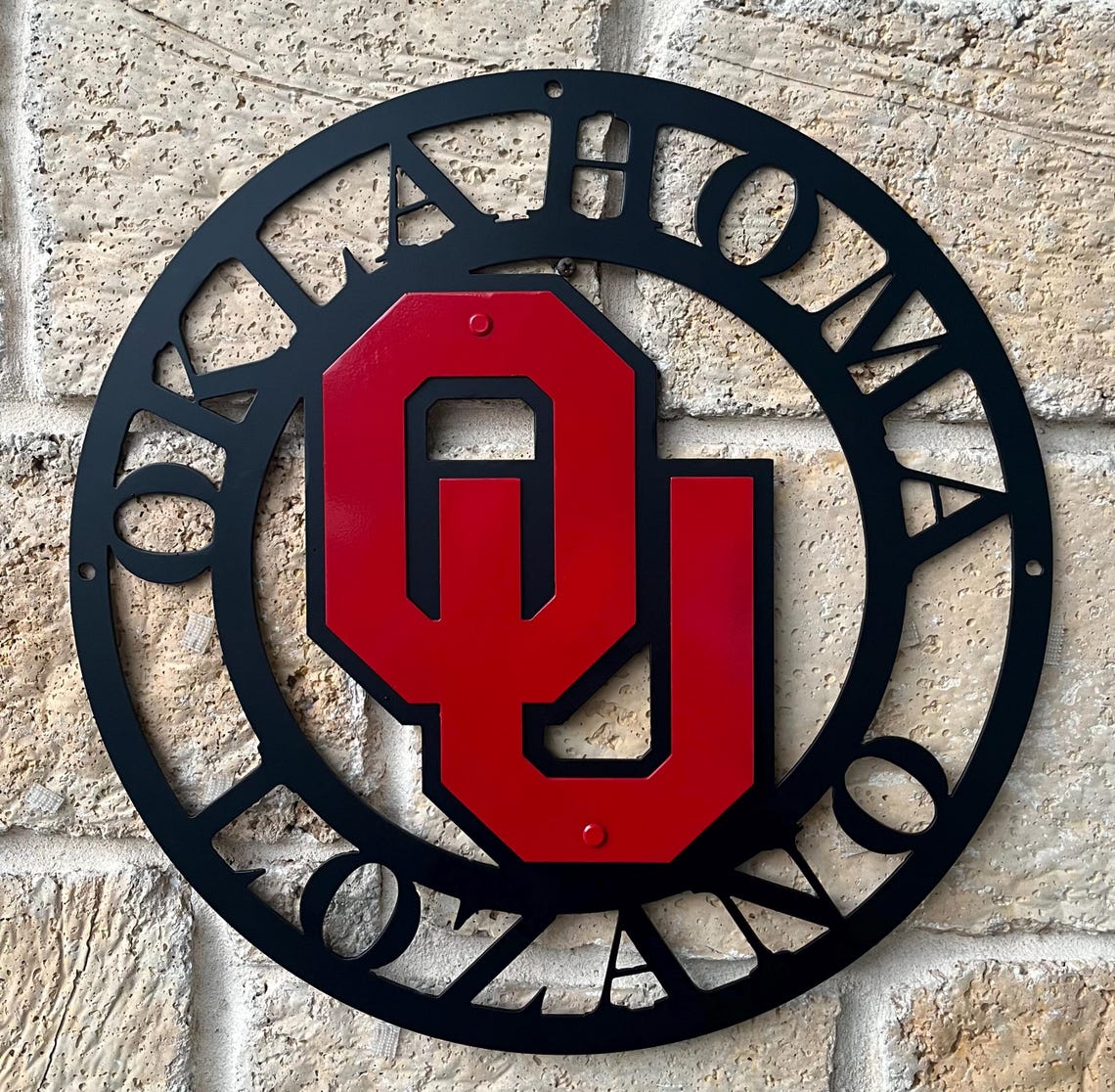 Oklahoma Sooners Metal Sign, Sooners Gift, OU Sign - Etsy