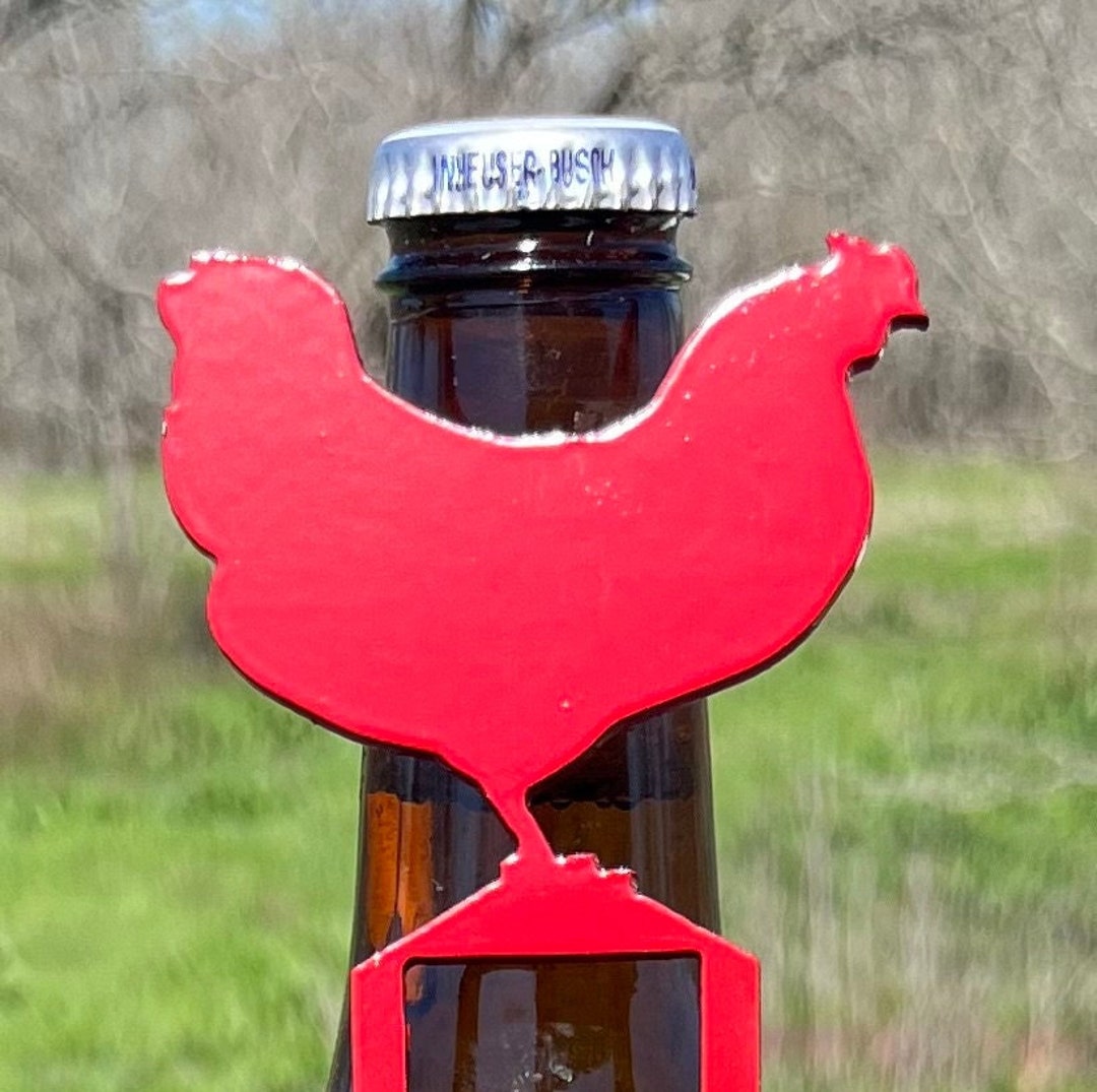 Customized Chicken Bottle Opener Gift - Etsy