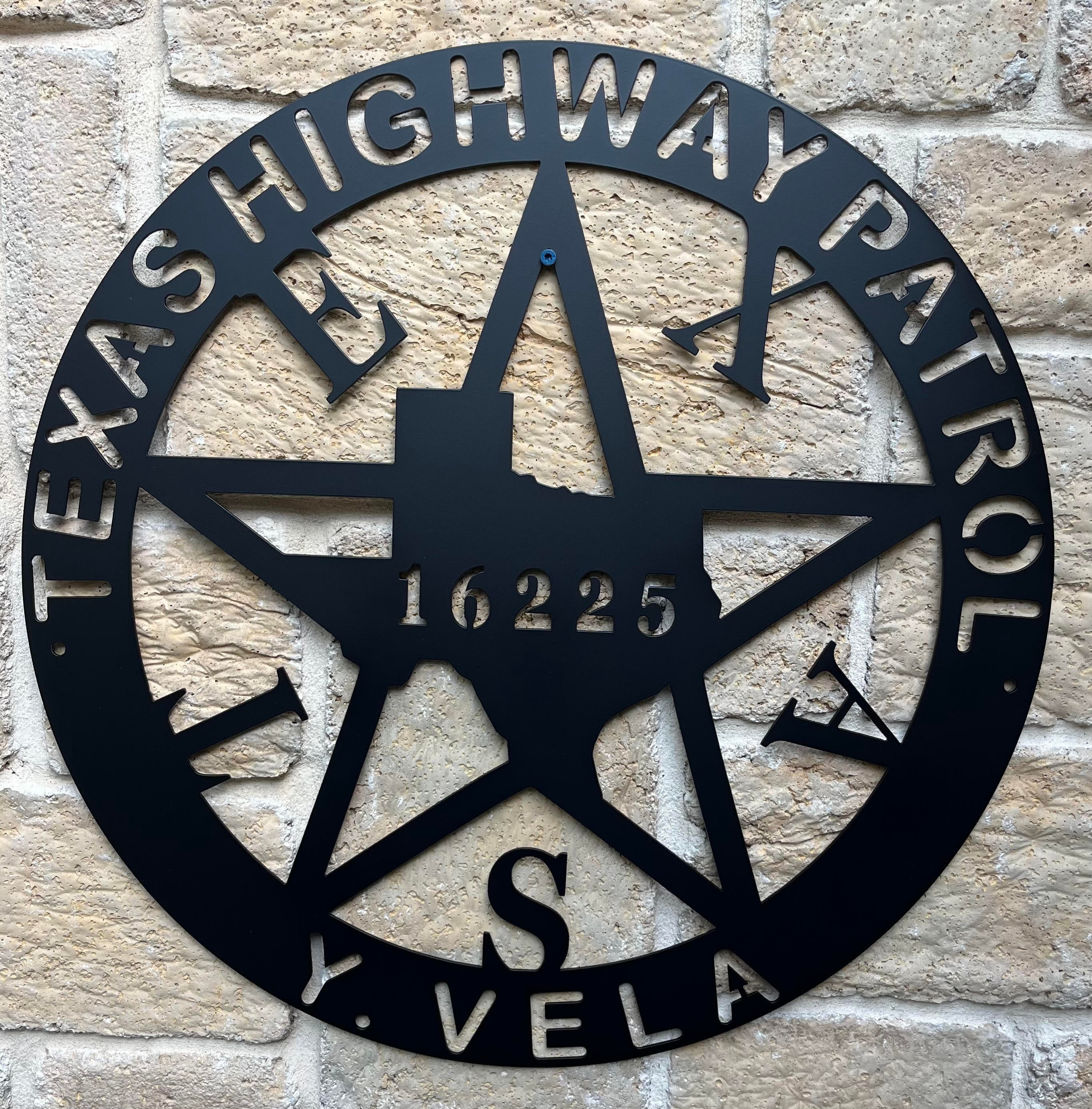 Texas DPS Trooper Metal Sign, Texas DPS Gift, Texas Trooper, Texas ...