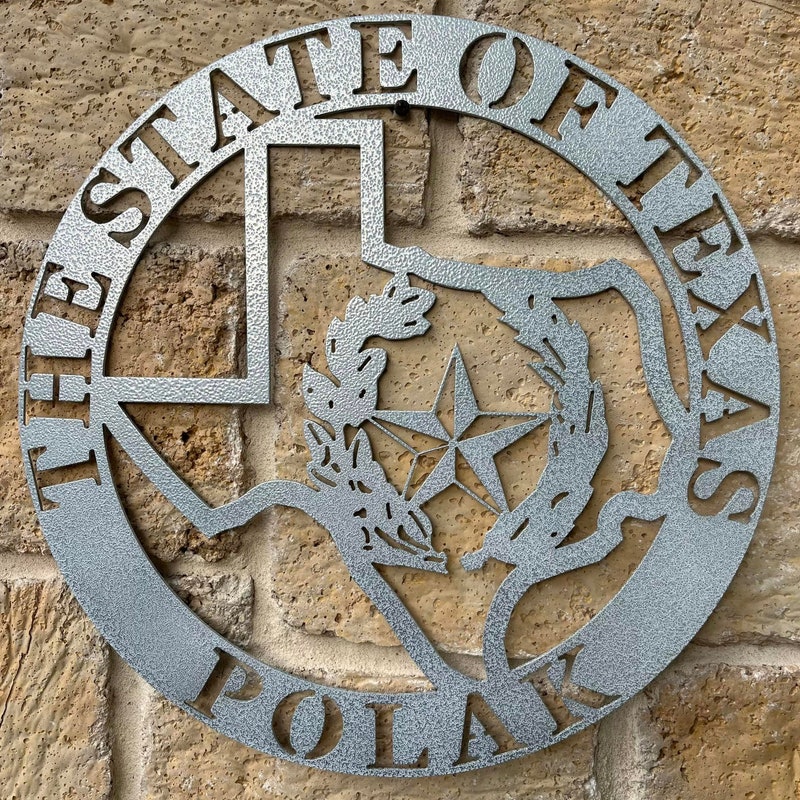 Texas Seal Sign - Etsy