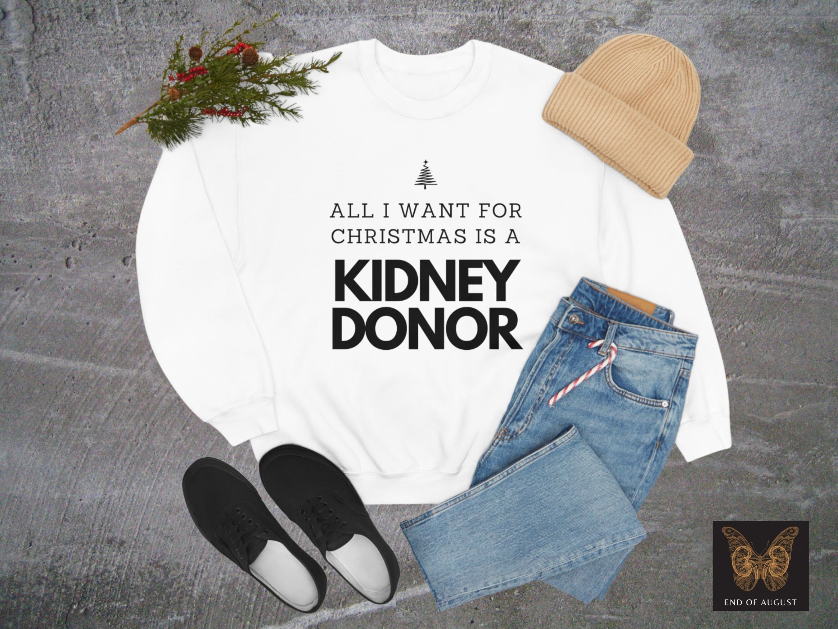 All I Want for Christmas is a Kidney Donor Sweatshirt | Dialysis Shirt ...