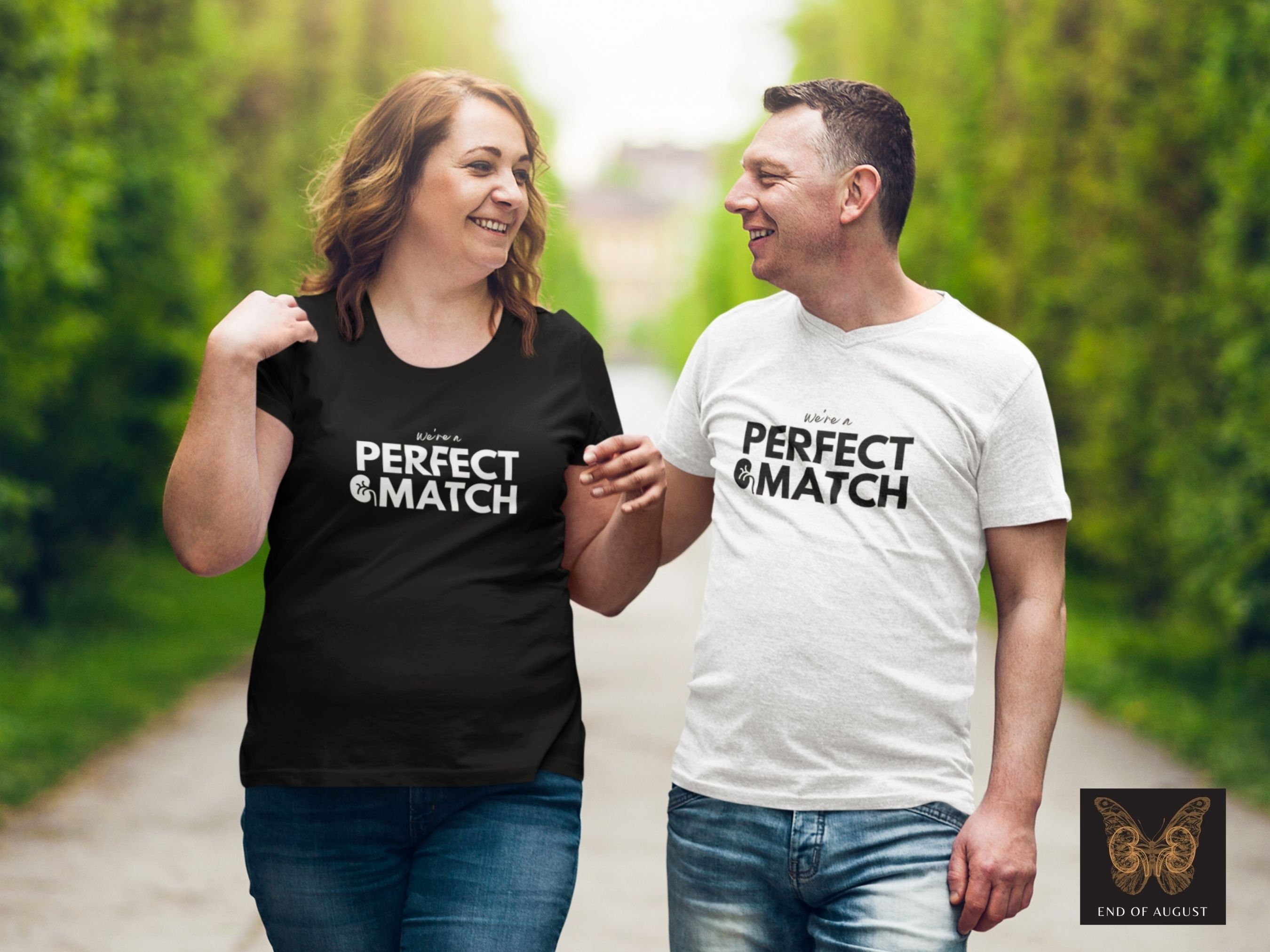 We're a Perfect Match Kidney Donor T-shirt, Kidney Donor Gift, Kidney ...