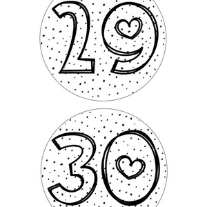 Cactus Plant Themed Student Numbers 1-30 - Etsy