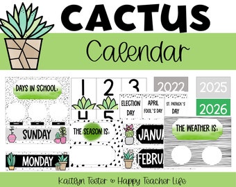 Cactus Plant Themed Classroom Decor Motivational Signs - Etsy
