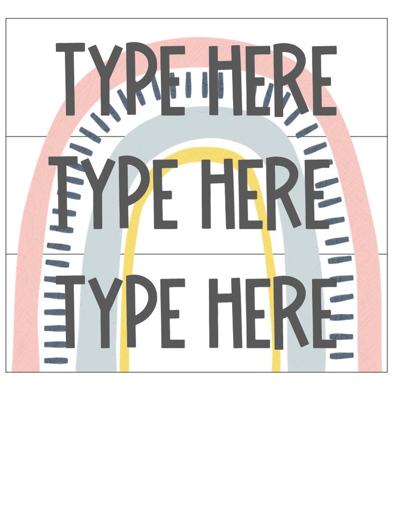 Boho Rainbow 3-drawer Classroom Labels EDITABLE Classroom - Etsy