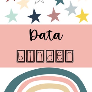 Boho Rainbow Editable Binder Covers With Spines - Etsy