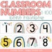 Classroom Boho Rainbow Number Labels 1-100 for Lockers. Student Work ...