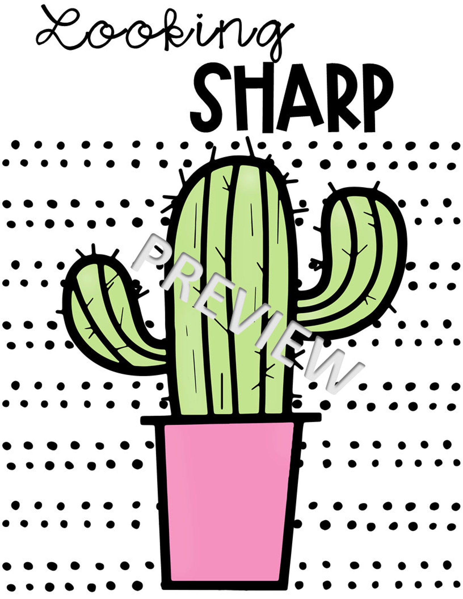 Cactus Plant Themed Classroom Decor Motivational Signs, Motivational ...