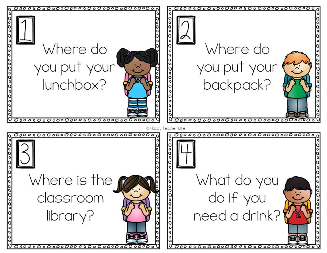 Back to School Activities | Beginning of Year Activities | Routines and ...