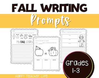 Fall Writing Prompts - Etsy