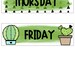 Cactus Plant Themed Editable Drawer Labels for the Classroom - Etsy