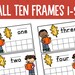 Fall Themed Ten Frames Math Activity for Number Recognition, Counting ...