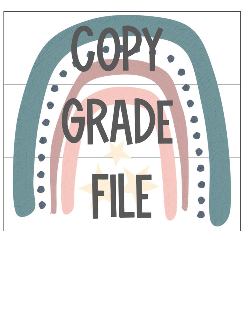 Boho Rainbow 3-drawer Classroom Labels EDITABLE Classroom - Etsy