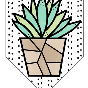 Cactus Plant Themed Classroom Decor Welcome Sign, Welcome Banner ...