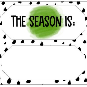 Cactus Plant Themed Classroom Decor Calendar and Weather | Classroom ...