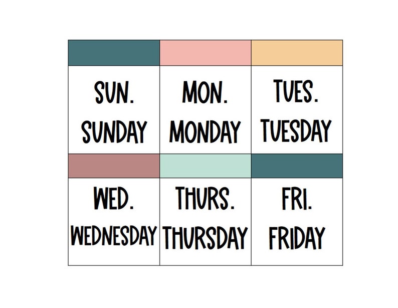 Modern Boho Rainbow Classroom Decor Calendar and Weather Set - Etsy