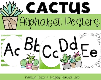 Cactus Plant Themed Classroom Decor Welcome Sign, Welcome Banner ...