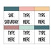 Modern Boho Rainbow Classroom Decor - Calendar and Weather Set - Etsy
