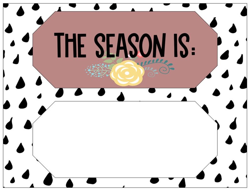 Modern Boho Rainbow Classroom Decor Calendar and Weather Set - Etsy