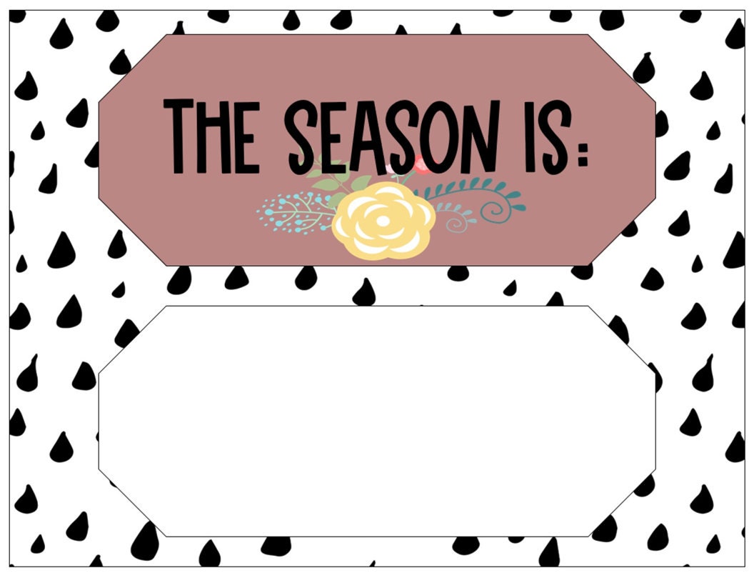 Modern Boho Rainbow Classroom Decor - Calendar and Weather Set - Etsy