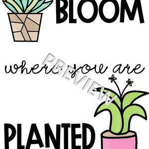 Cactus Plant Themed Classroom Decor Motivational Signs, Motivational ...