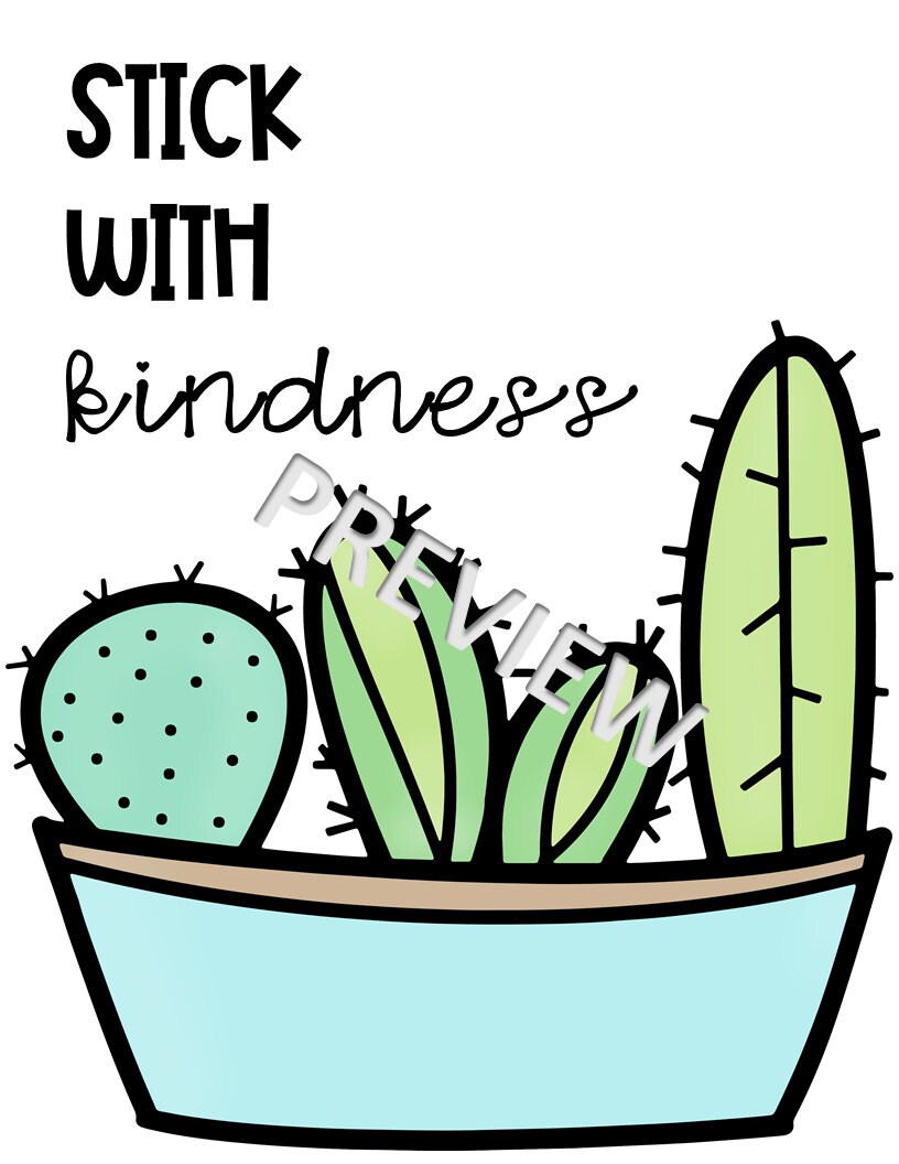 Cactus Plant Themed Classroom Decor Motivational Signs, Motivational ...