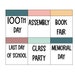 Modern Boho Rainbow Classroom Decor - Calendar and Weather Set - Etsy