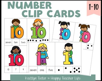 Modern Boho Rainbow Classroom Number Signs 1-20 Number - Etsy
