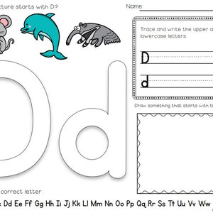 Alphabet Playdough Activity Mats for Preschool, Kindergarten, Letter ...