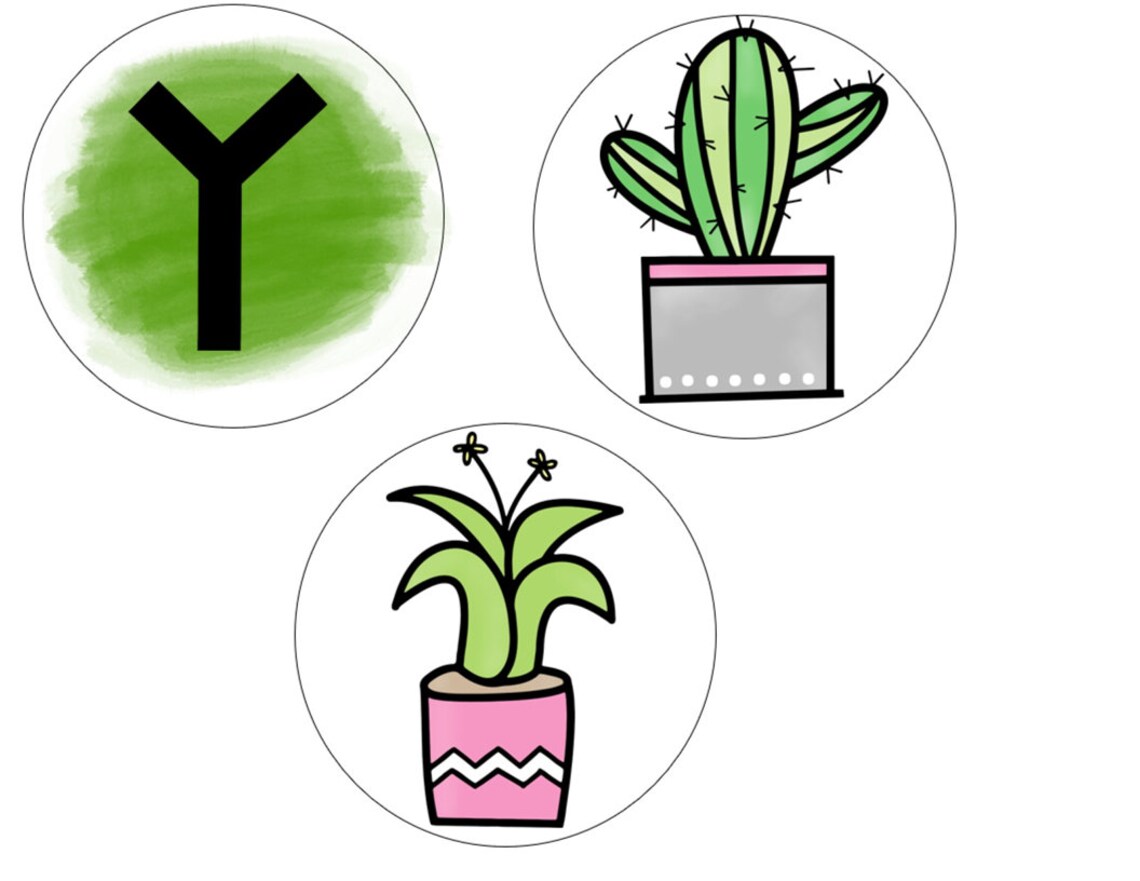 Cactus Plant Themed Birthday Sign Classroom Decor - Etsy