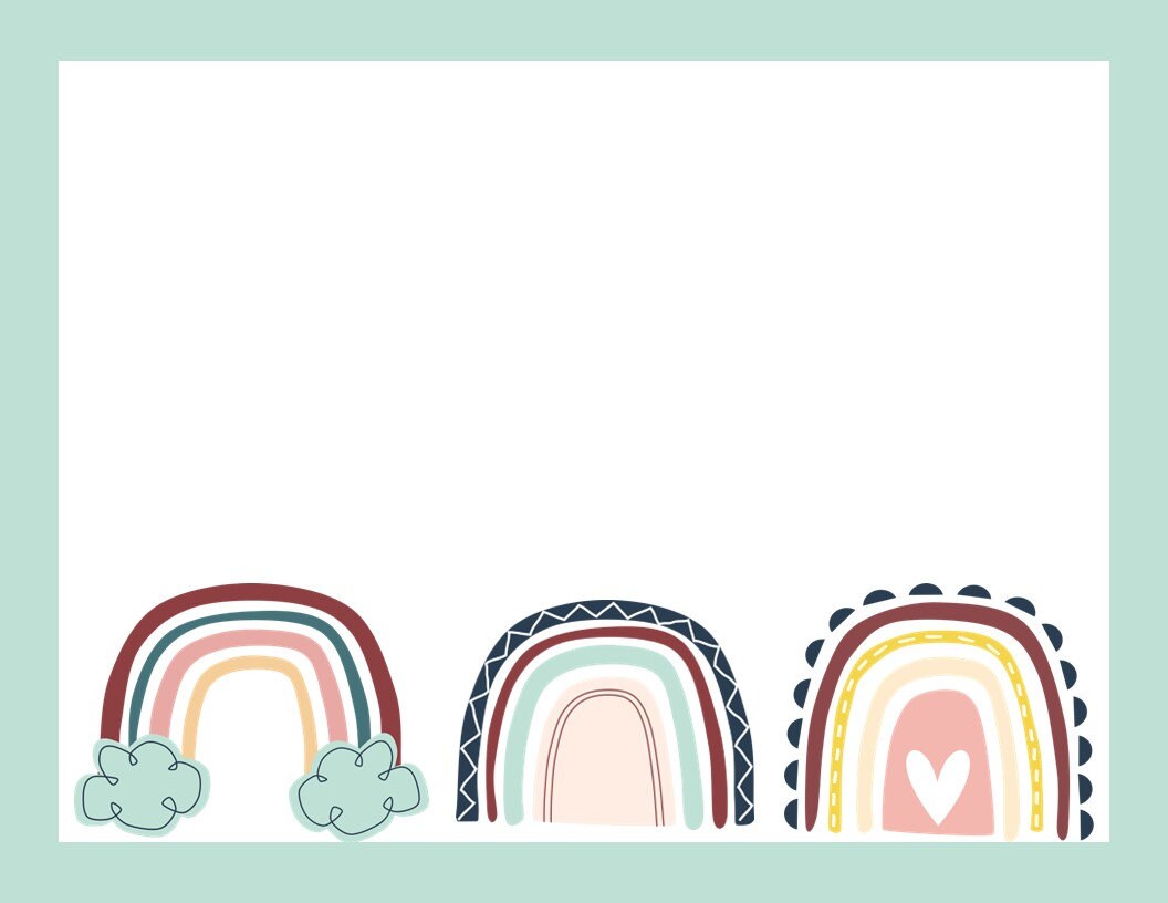 Boho Rainbow Editable Classroom Rules - Etsy