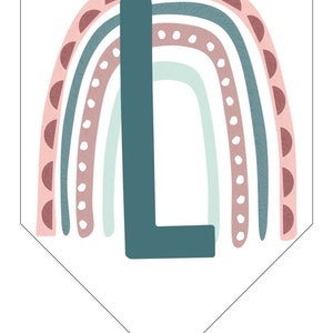 Modern Boho Rainbow Classroom Welcome Sign - Etsy