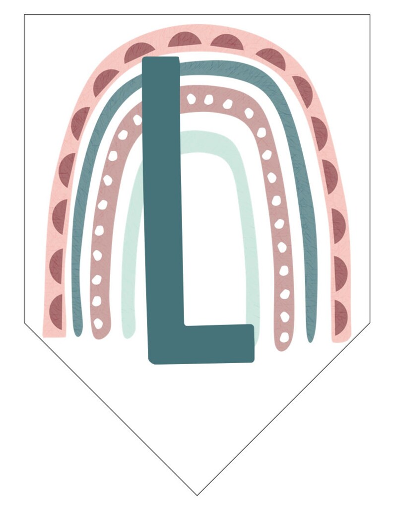 Modern Boho Rainbow Classroom Welcome Sign - Etsy