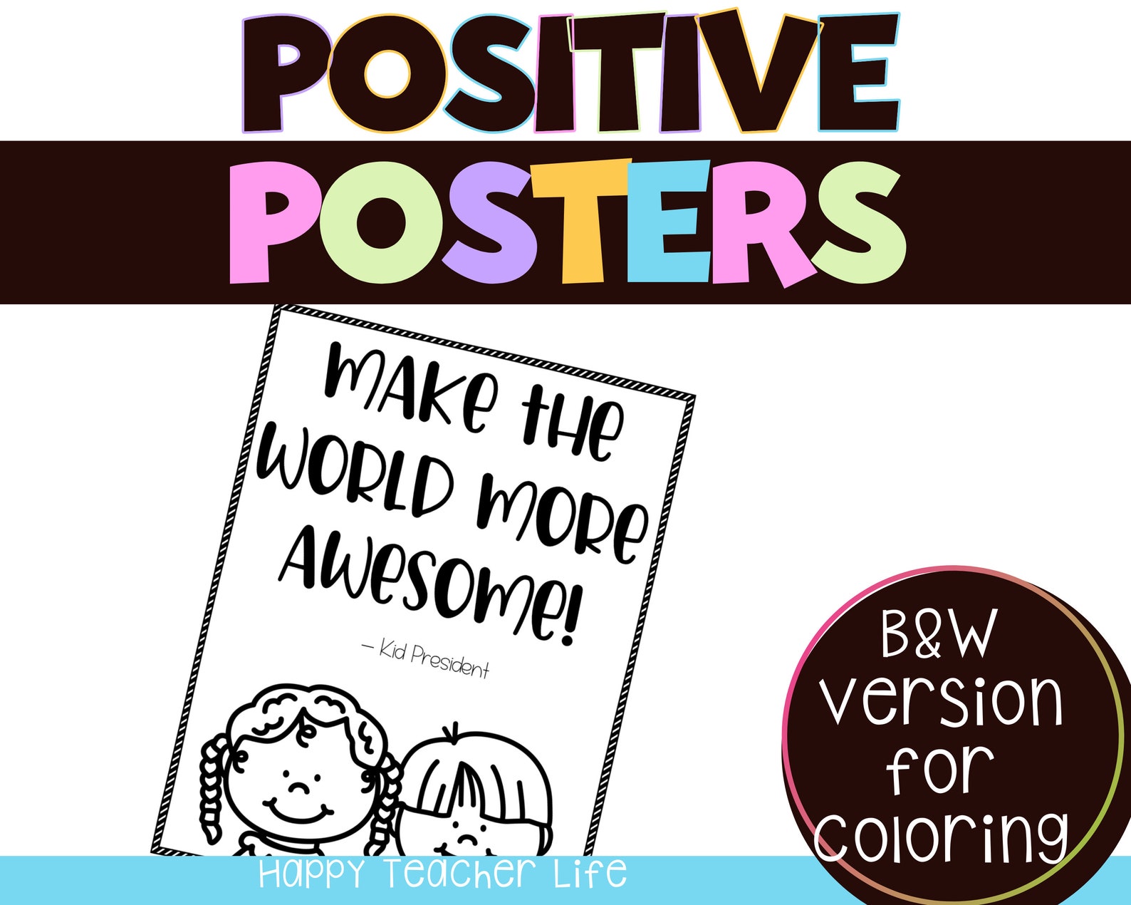 Classroom Positive Quotes Posters, Motivational Signs, Motivational ...