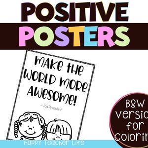 Classroom Positive Quotes Posters, Motivational Signs, Motivational ...