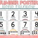 Modern Boho Rainbow Classroom Number Signs 1-20 | Number Posters | Boho ...