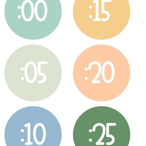 Cactus Plant Themed Clock Labels | Classroom Decor | Clock Display ...