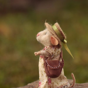 Needle Felted Romantic Couple of Mice Collectible Doll - Etsy
