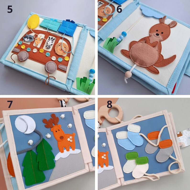 Montessori Quiet Book for Boy & Girl Gifts for Baby Shower - Etsy