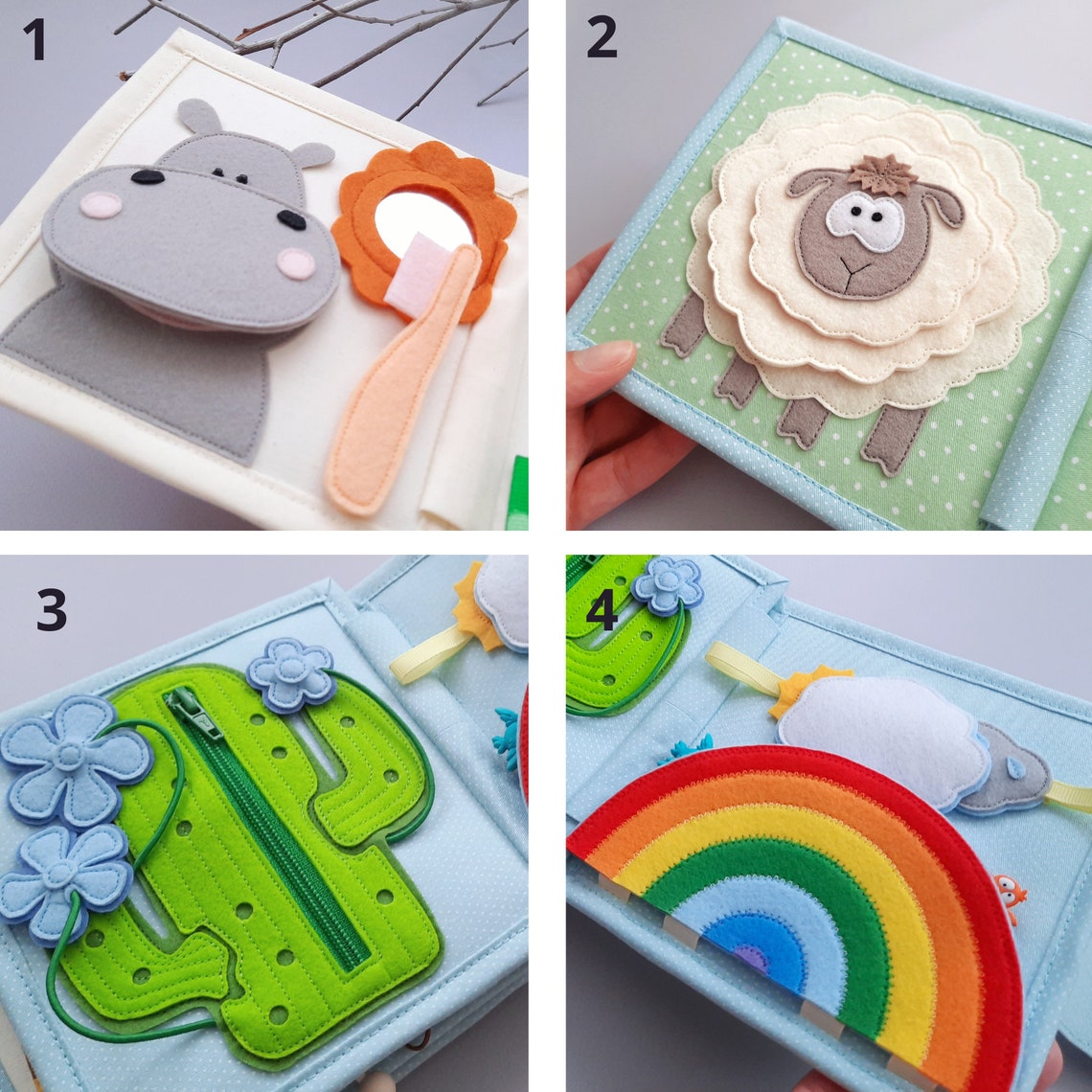 Montessori Quiet Book for Boy & Girl Gifts for Baby Shower - Etsy