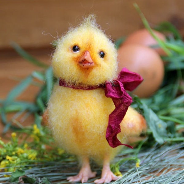 Needle Felt Chick - Etsy
