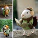 Student Mouse Figurine With Glassies and Books, Gift for Student ...