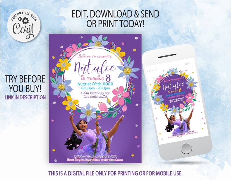 isabela-encanto-birthday-party-invitation-digital-download-etsy
