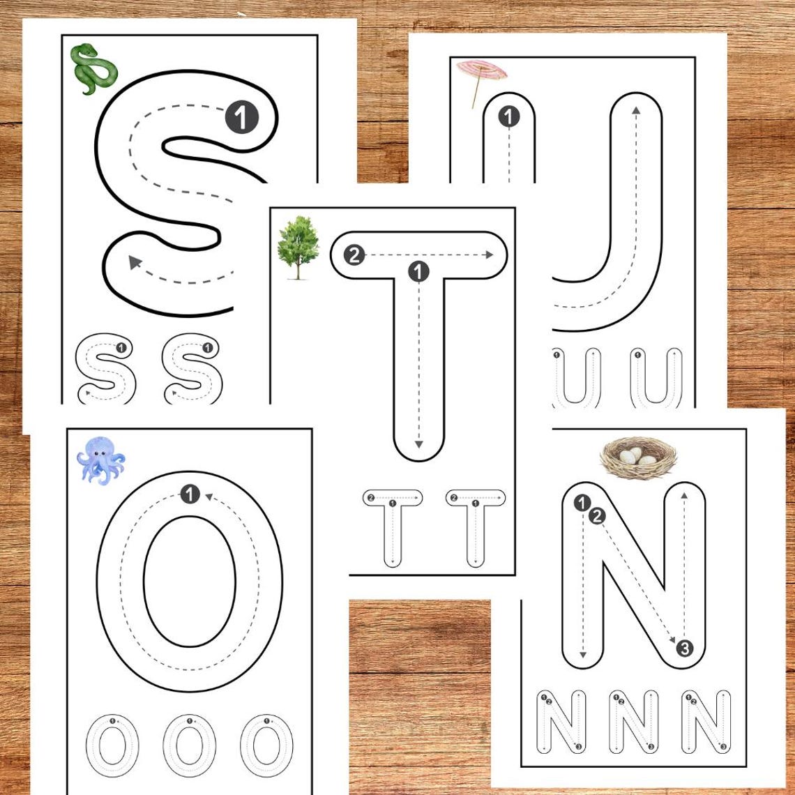 Preschool Printable Alphabet Play Doh Mats Toddler Activities, ABC ...