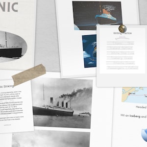 Homeschool Unit Study, Resource Titanic Lesson Educational Resource ...