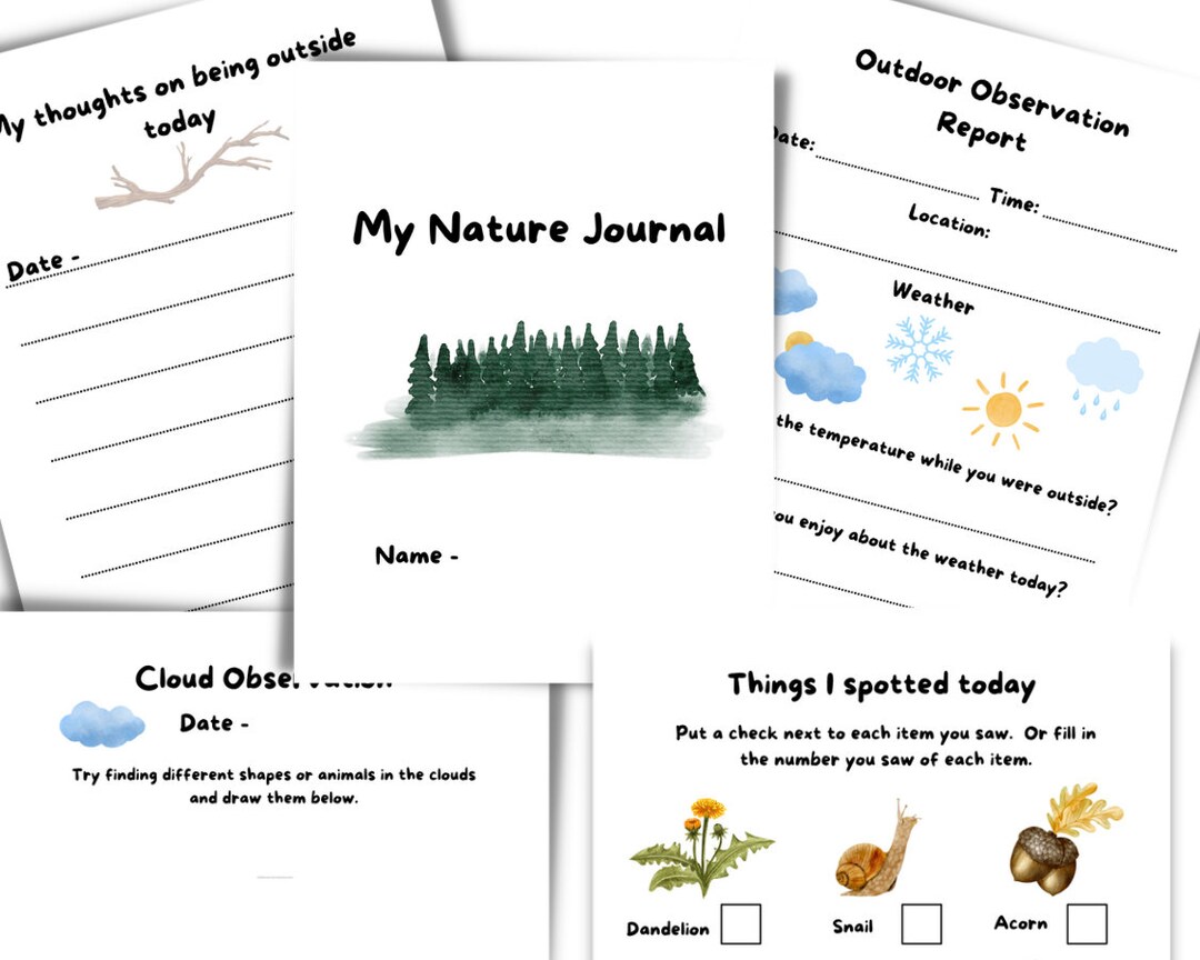Charlotte Mason Nature Study Printable Homeschool Learning Materials ...