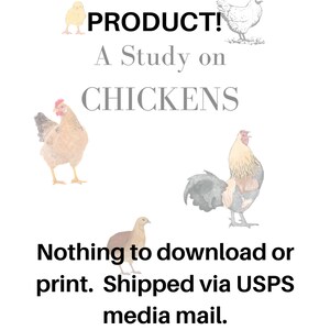 Printed Chicken Study - Homeschool Worksheets - Nature Study Charlotte ...
