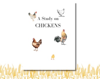Chicken Anatomy, Chicken Poster, Farm School Printable, Nature Study ...